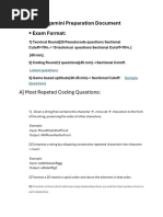 Capgemini Coding Questions Guide 2025 | PDF | String (Computer Science ...