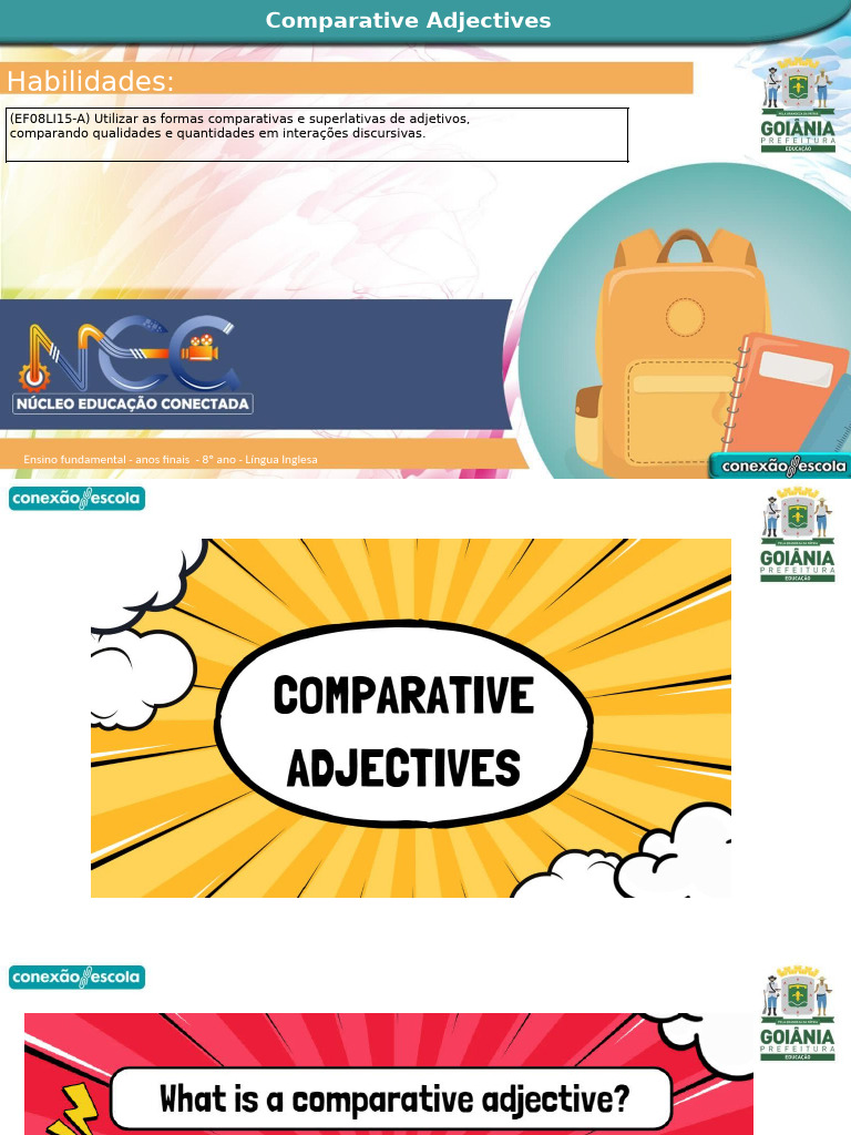 Slides 1 - Comparative Adjectives | PDF