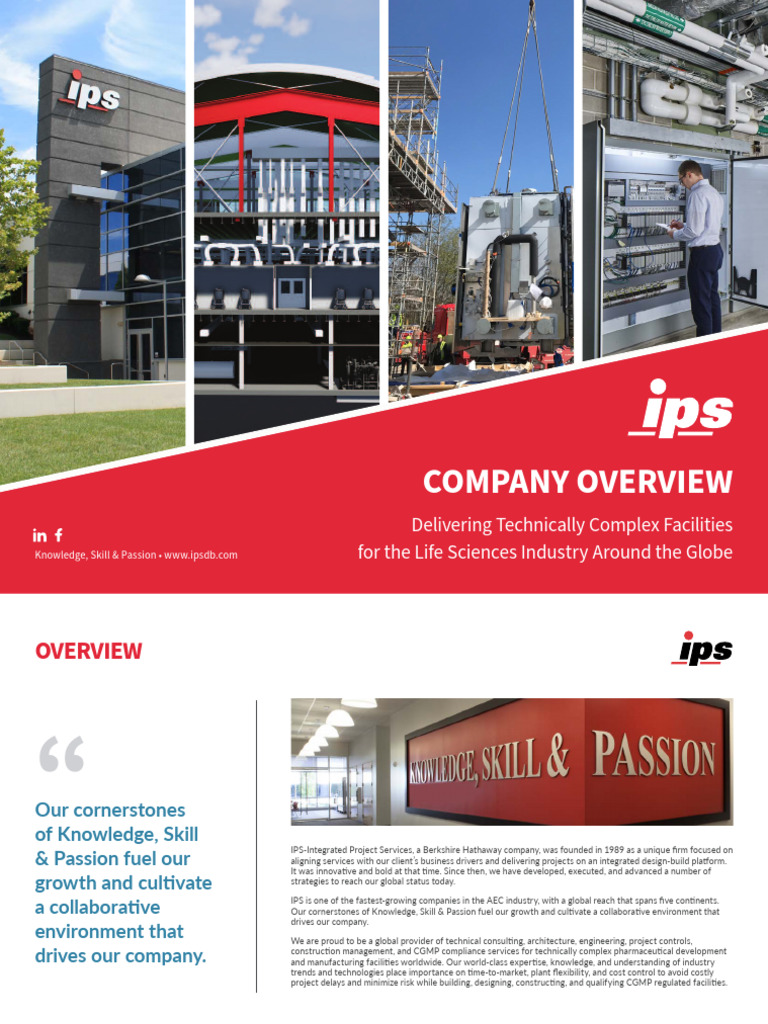 IPS Company Overview INTERPHEX | PDF | Verification And Validation