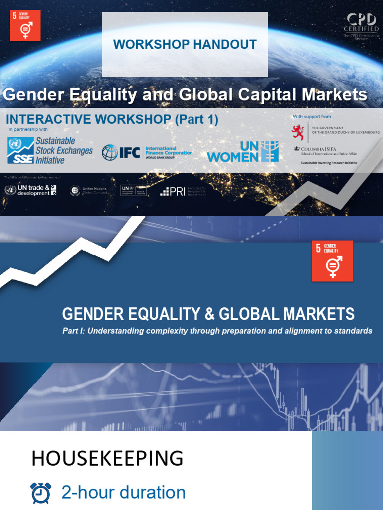 Gender Equality in Global Capital Markets | PDF | Asia | Gender