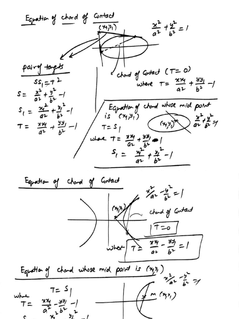Intersection Points of Ellipse Normals | PDF | Ellipse | Geometry