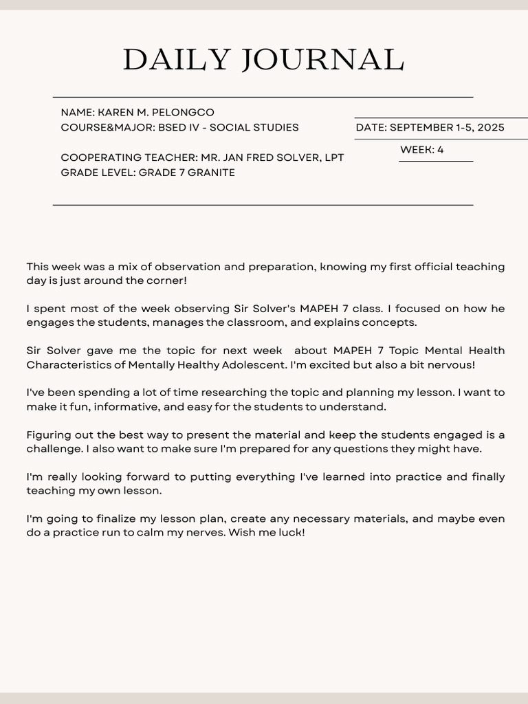 Week 4 | PDF