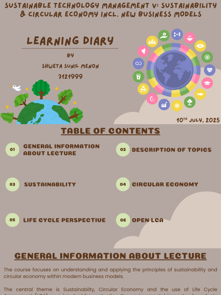 Final Assignment Sust V | PDF | Life Cycle Assessment | Waste Management