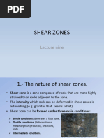 Shear Zones: Types and Characteristics | PDF | Geology | Solid Mechanics
