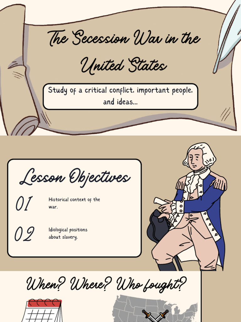 The Secession War in The US | PDF