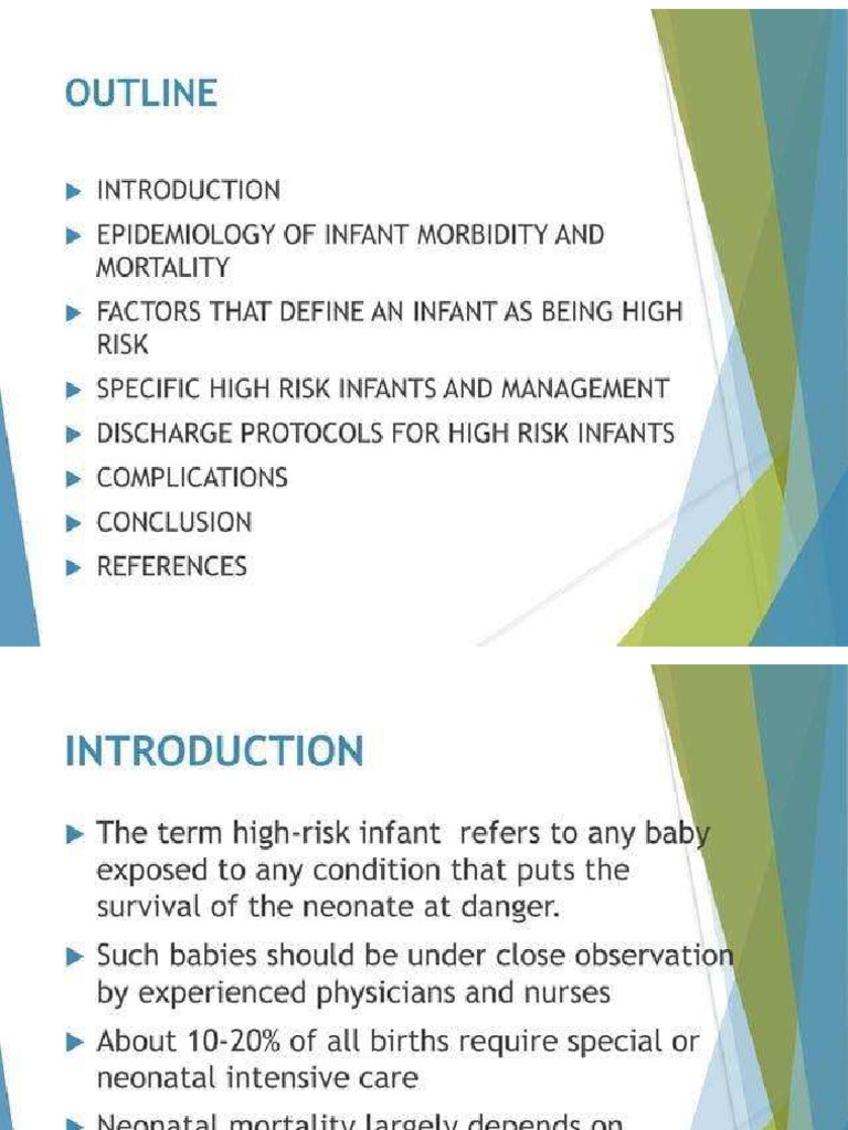 High Risk Infant | PDF