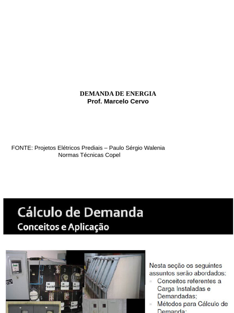 Cálculo de Demanda | PDF
