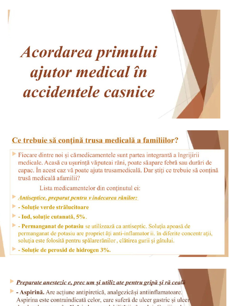 Acordarea Primului Ajutor | PDF