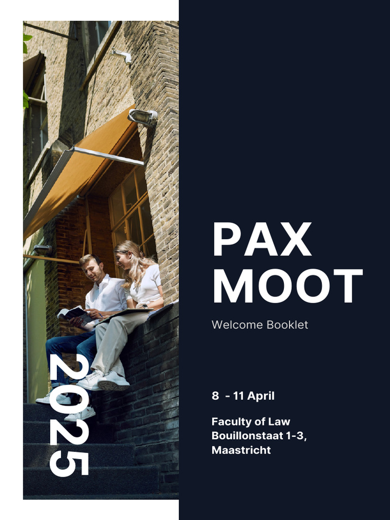 Welcome Booklet Pax Moot 2025 | PDF