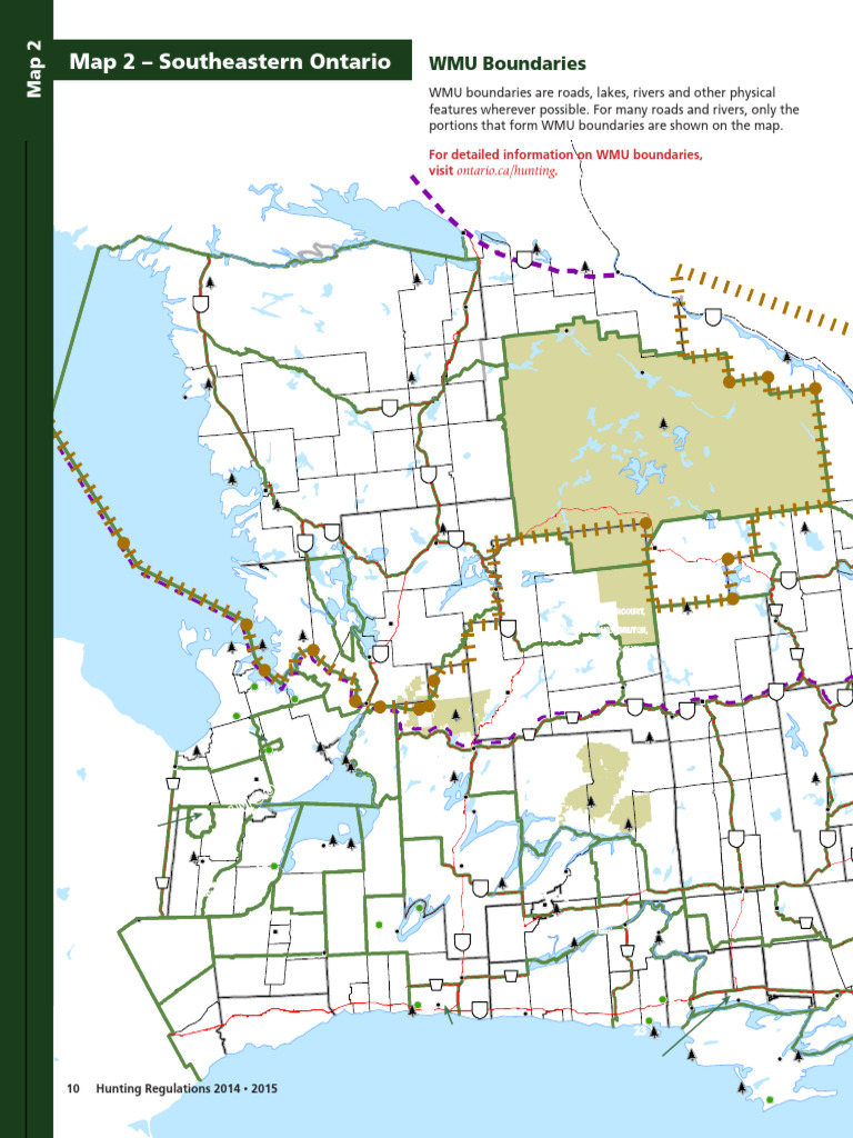 Southeastern Ontario WMU Map 2014-2015 | PDF