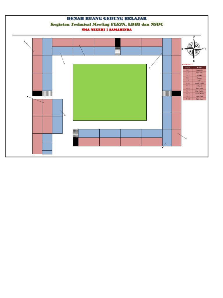 Denah Ruangan TM Gedung Belajar PDF | PDF