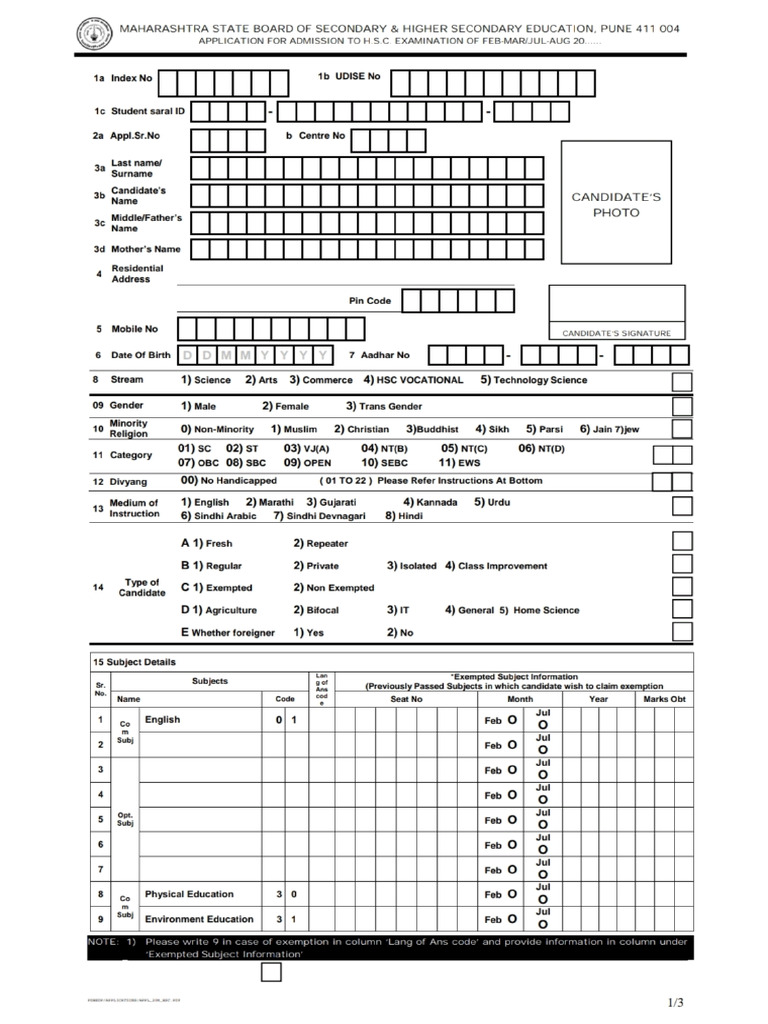 Board Form | PDF