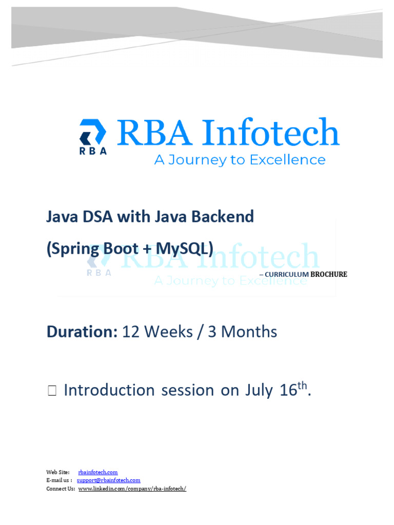 Java With DSA Syllabus-Updated | PDF | Computer Programming ...
