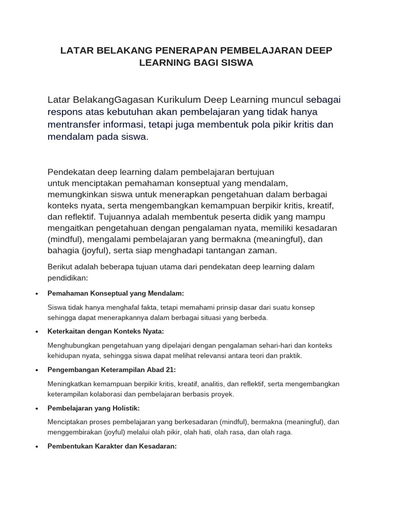 Materi Deep Learning | PDF