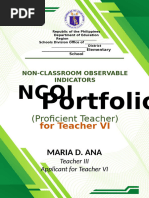 Sample Annotated Portfolio TeacherVI | PDF