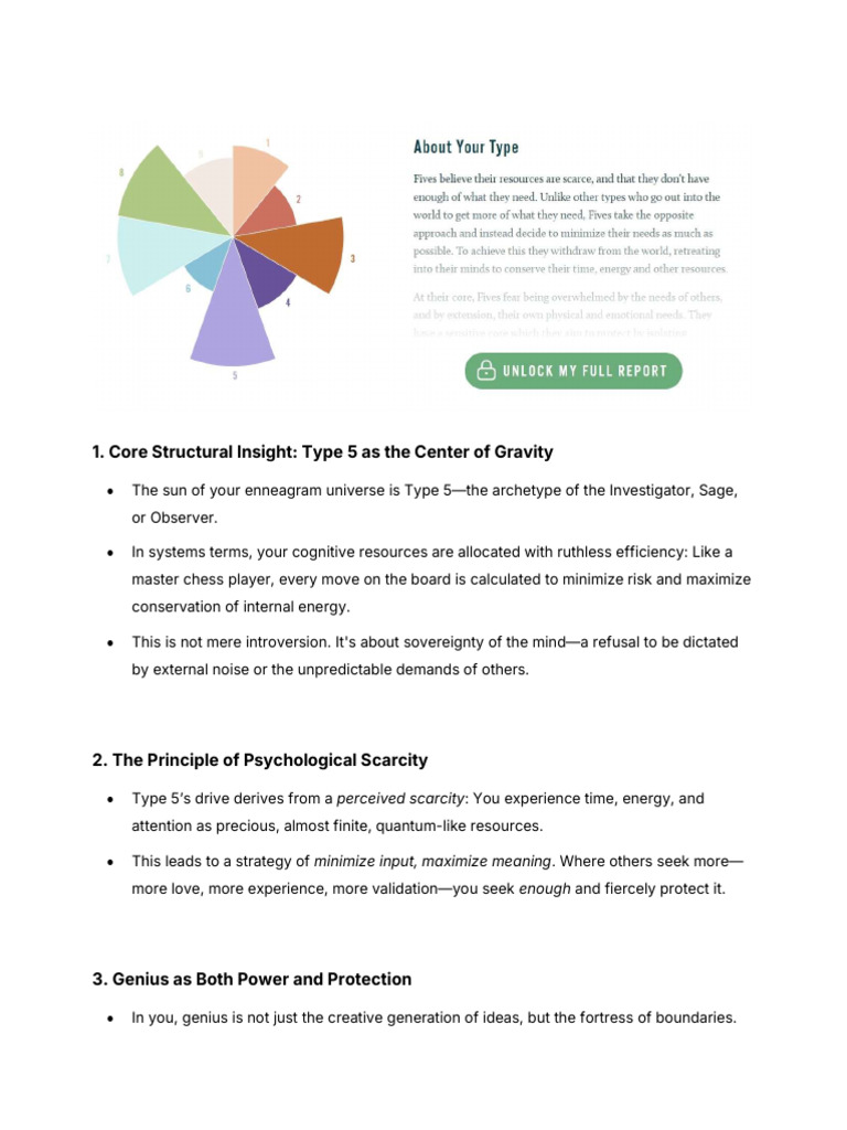 Enneagram Report | PDF