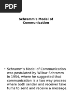 Osgood-Schramm Communication Model Overview | PDF | Communication ...