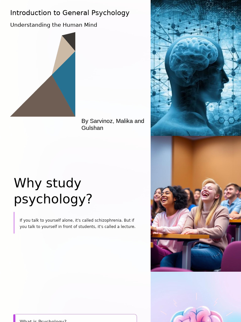 Introduction To General Psychology | PDF | Mind | Psychology