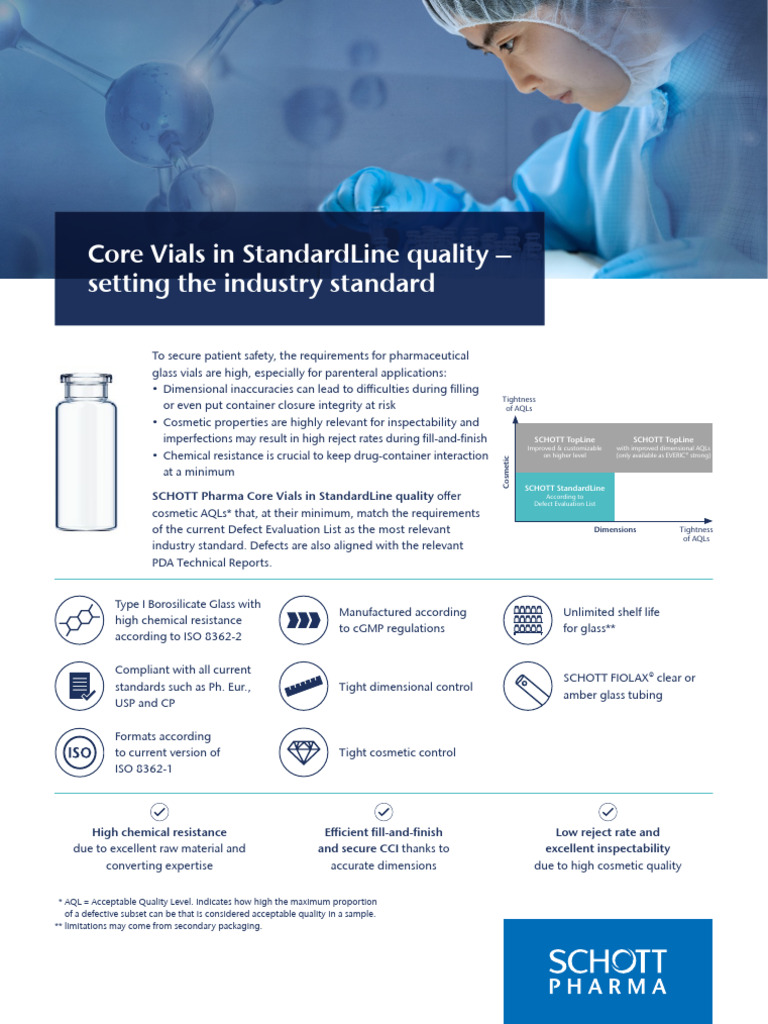 SCHOTT Pharma Vial Specifications Guide | PDF