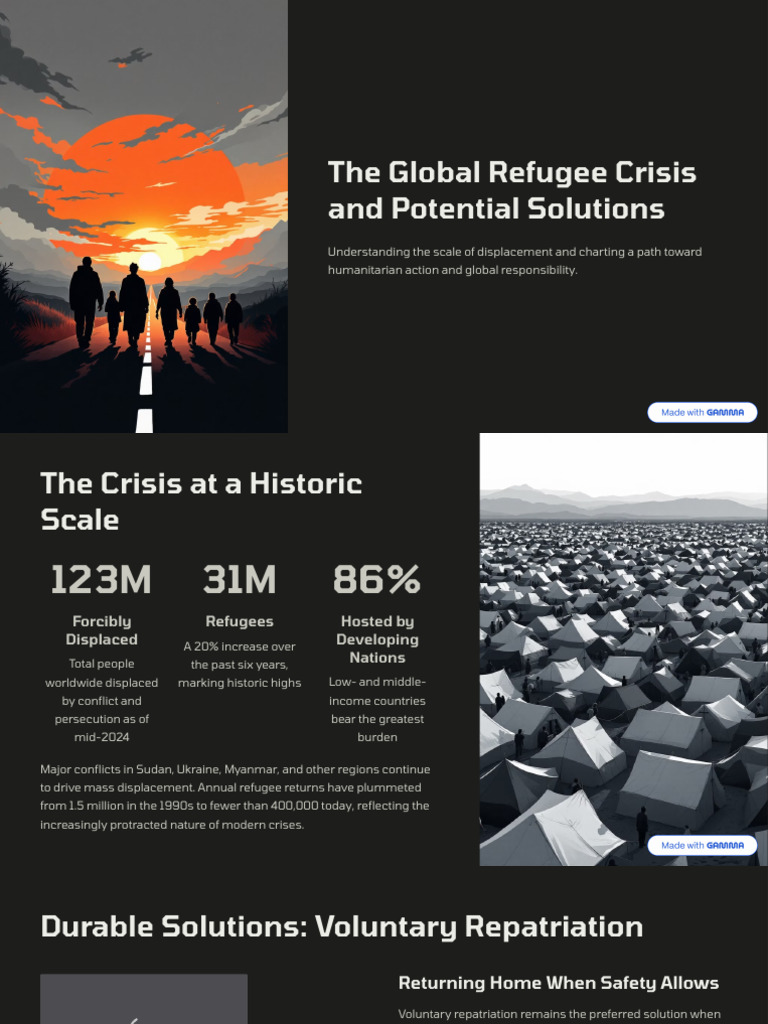 The Global Refugee Crisis and Potential Solutions | PDF | Refugee ...