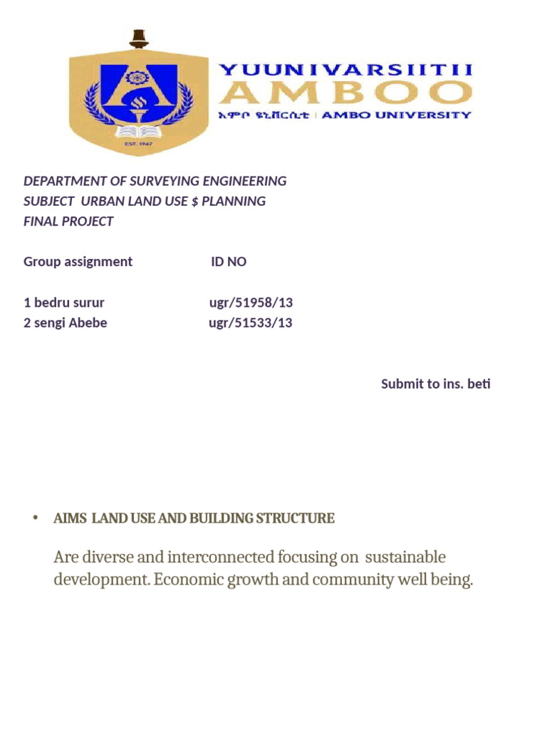 Final Jurey Urban Land Use | PDF
