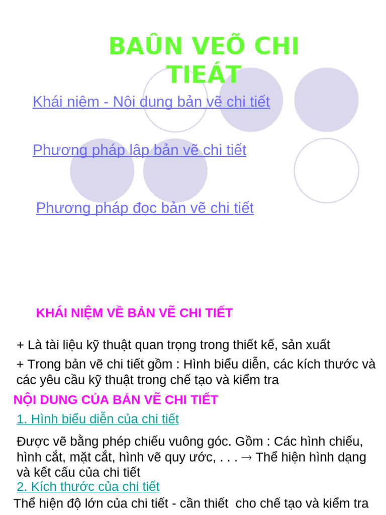 Ban Ve Chi Tiet | PDF