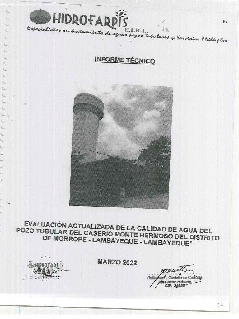 Inf Tec. Captación y Analisis | PDF