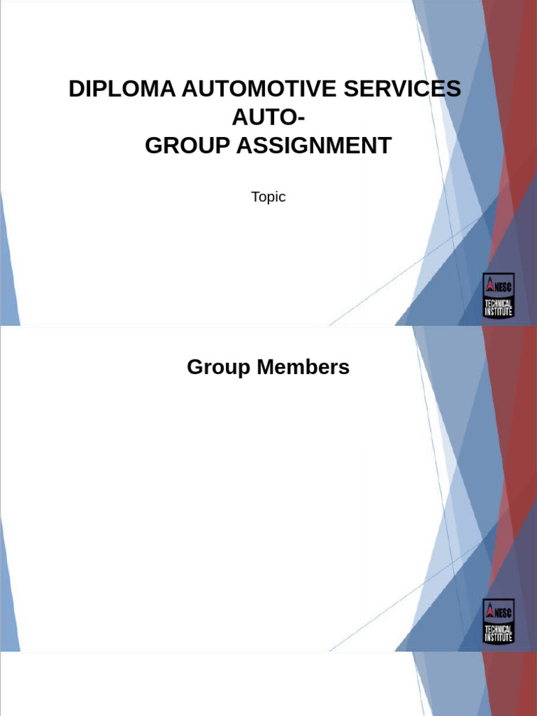 Powerpoint Template For Group Assignment | PDF