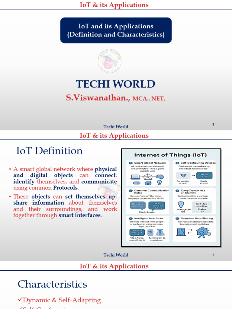 Understanding IoT: Definition & Features | PDF