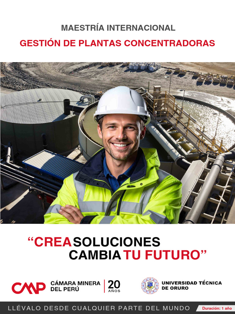 Maestría en Gestión de Plantas Concentradoras | PDF | Mineral | Cobre