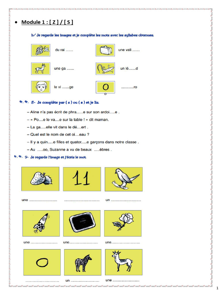 Révision Module 1+2 Langue + Orthographe | PDF
