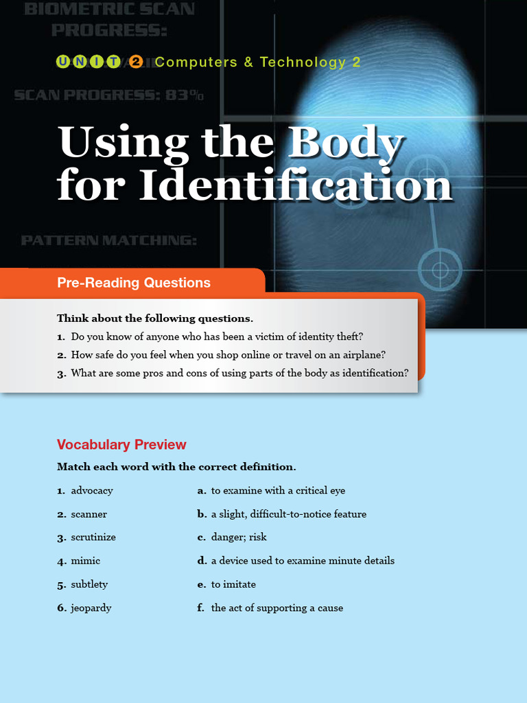 Reading For The Real World 2-Trang-2 | PDF | Biometrics | Fingerprint