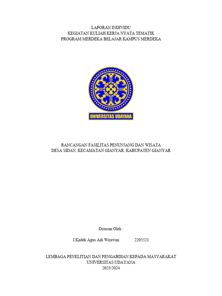 Laporan - Kadek Agus Adi Wirawan | PDF