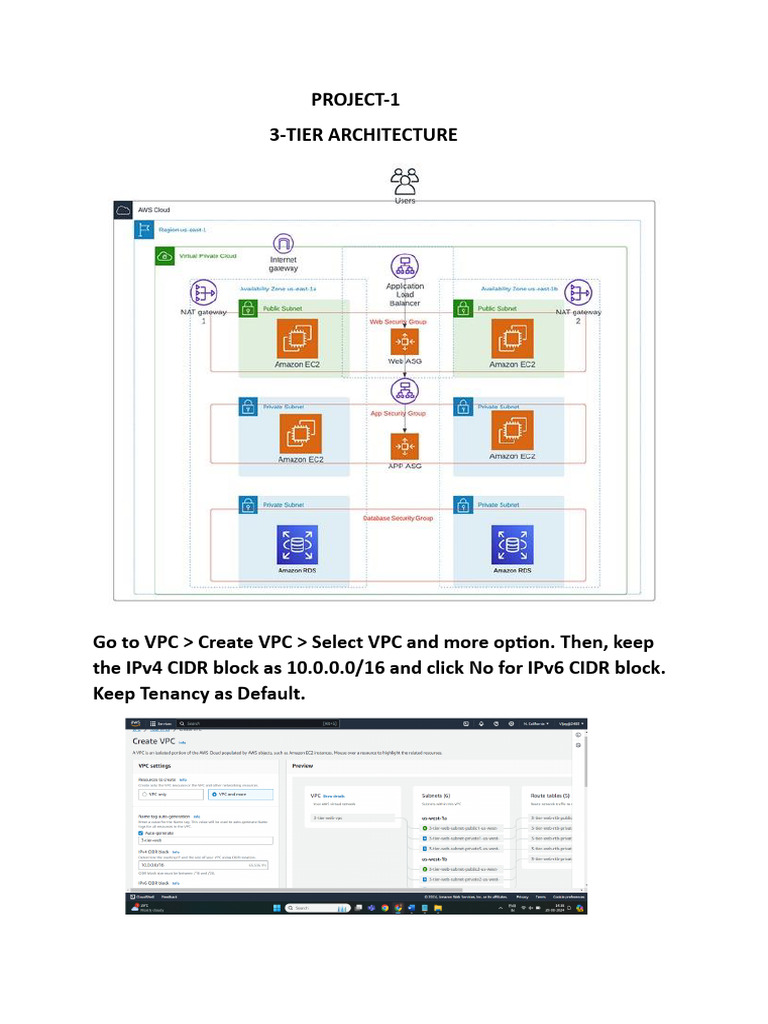 3-Tier Architecture Project | PDF | Network Architecture | Computer Science
