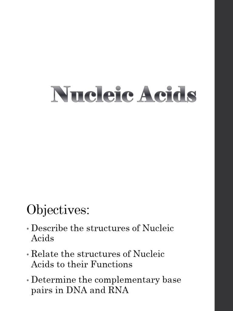 Biomolecules Nucleic Acids | PDF | Nucleotides | Nucleic Acids