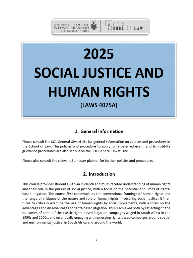 Rights as Strategic Resources in Justice | PDF | Human Rights | Social ...