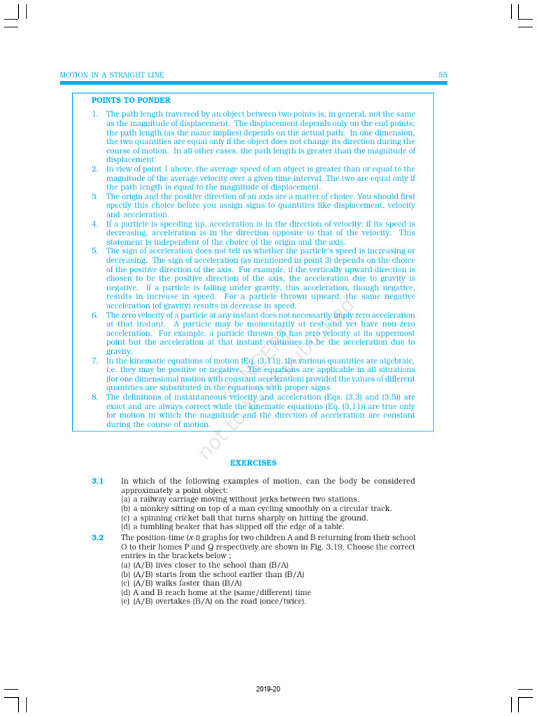 Understanding Motion in a Straight Line | PDF | Acceleration | Speed
