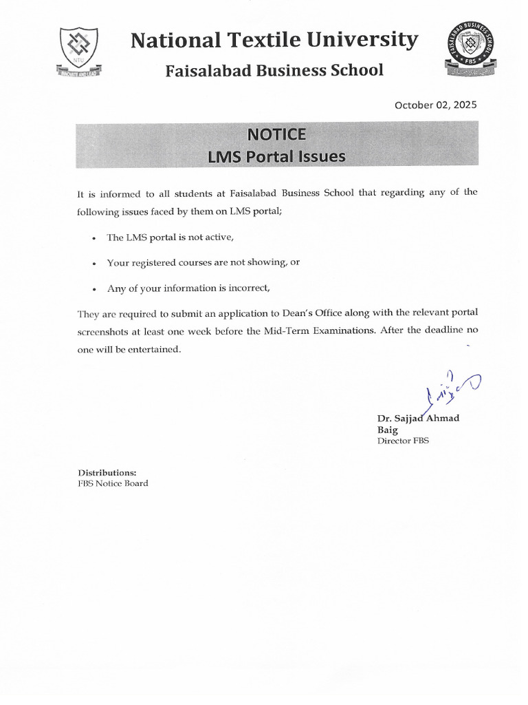LMS Issues | PDF
