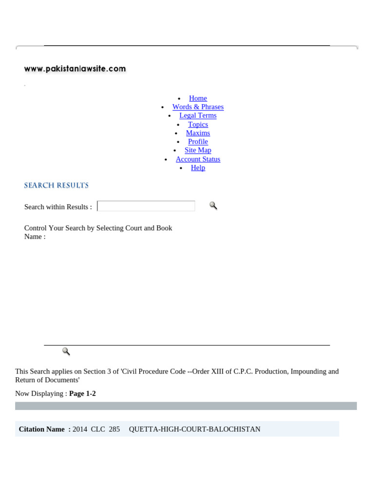 CPC Order XIII: Document Admissibility Issues | PDF | Judgment (Law ...