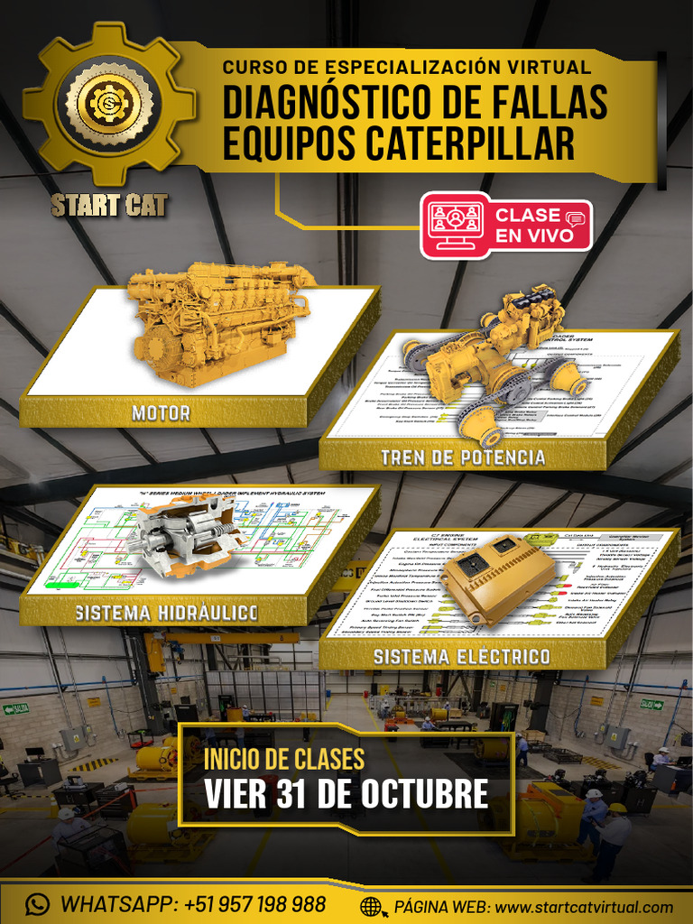 Curso Online: Diagnóstico de Fallas Caterpillar | PDF | Ingeniería mecánica