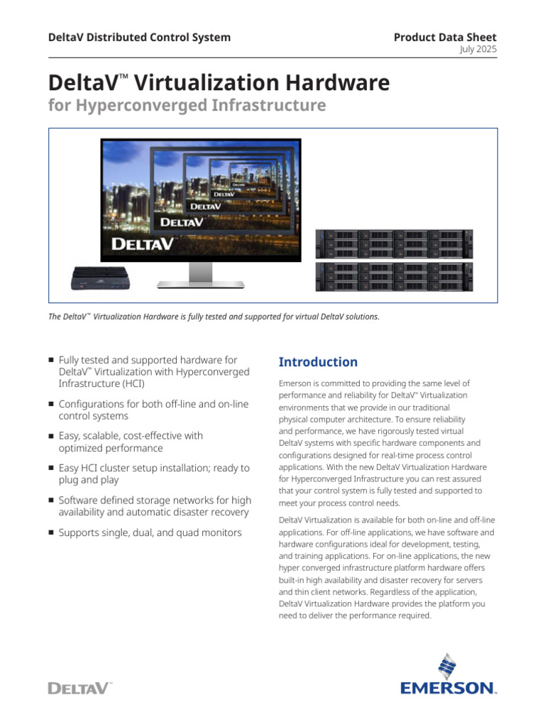 DeltaV Virtualization Hardware Overview | PDF | Virtualization ...