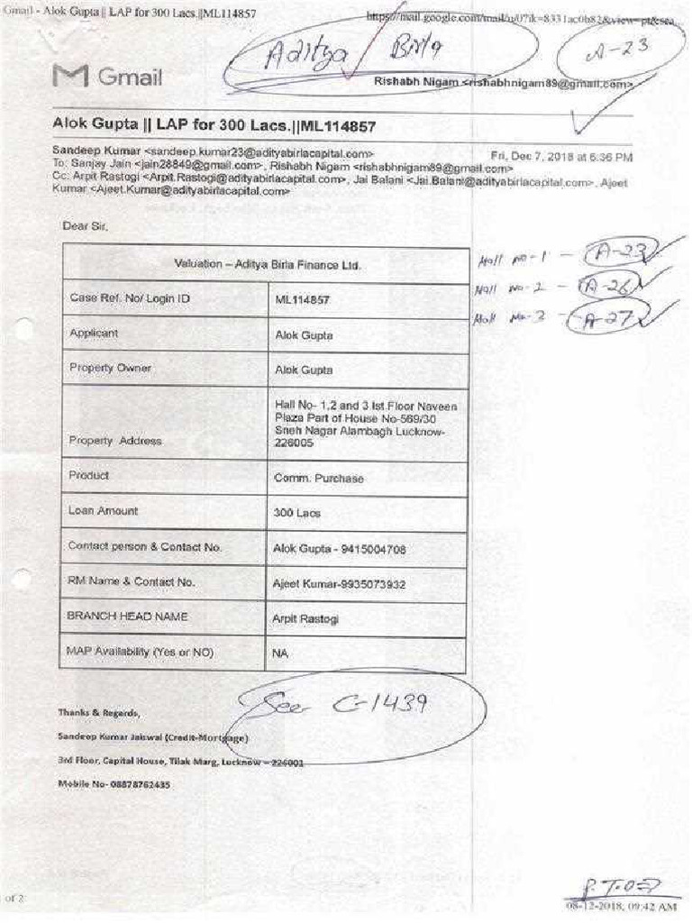 Z Aditya Birla Alok Gupta (A 23) | PDF