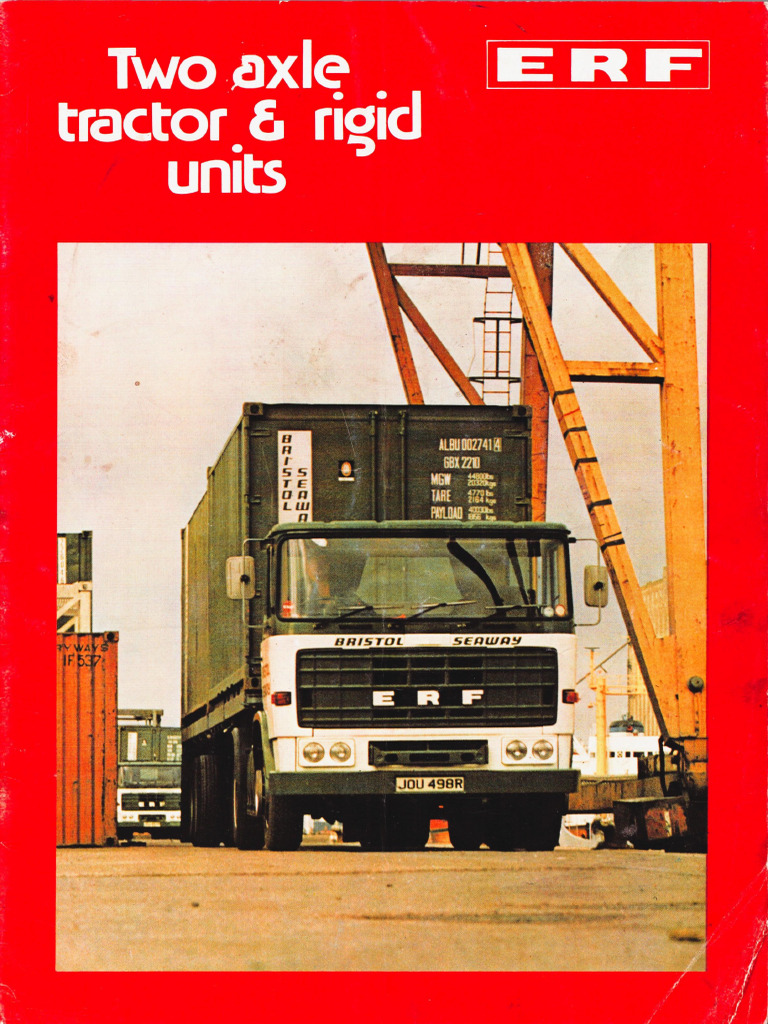 ERF - Two Axle Tractor & Rigid Units Brochure | PDF