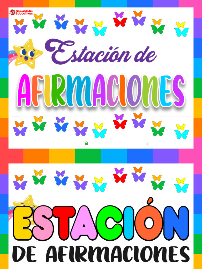 Estacion de Afirmaciones | PDF
