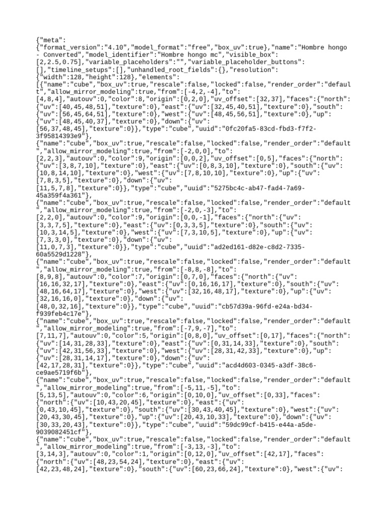 Hombre Hongo 3D Model Details | PDF | Computer Architecture