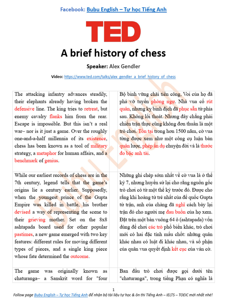 A Brief History of Chess | PDF