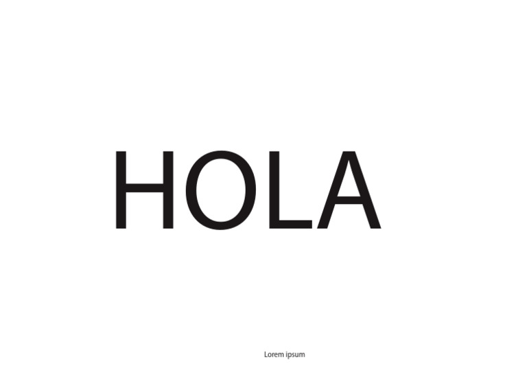 Hola | PDF