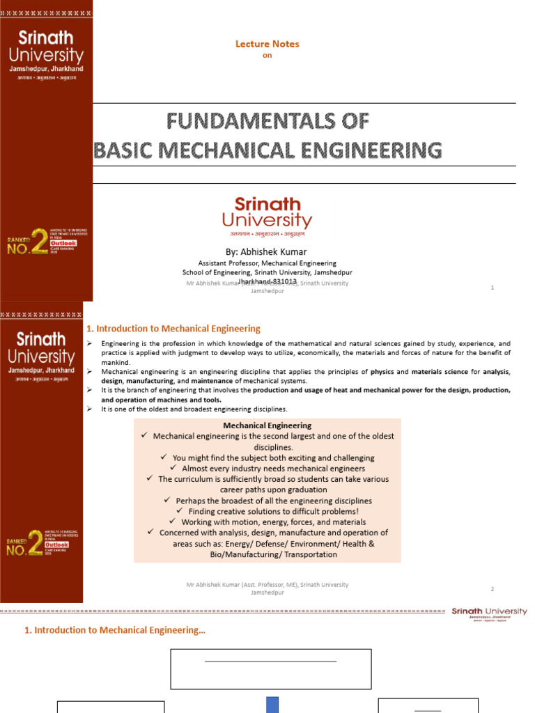 Introduction to Mechanical Engineering | PDF | Boiler | Welding