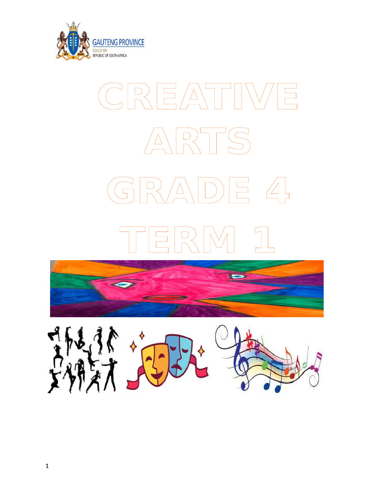 Performing Arts Terminology for Grade 4 | PDF | Composition (Visual ...
