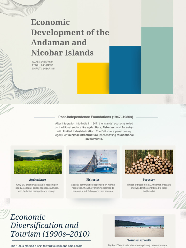 Economic Development of the Andaman and Nicobar Islands | PDF